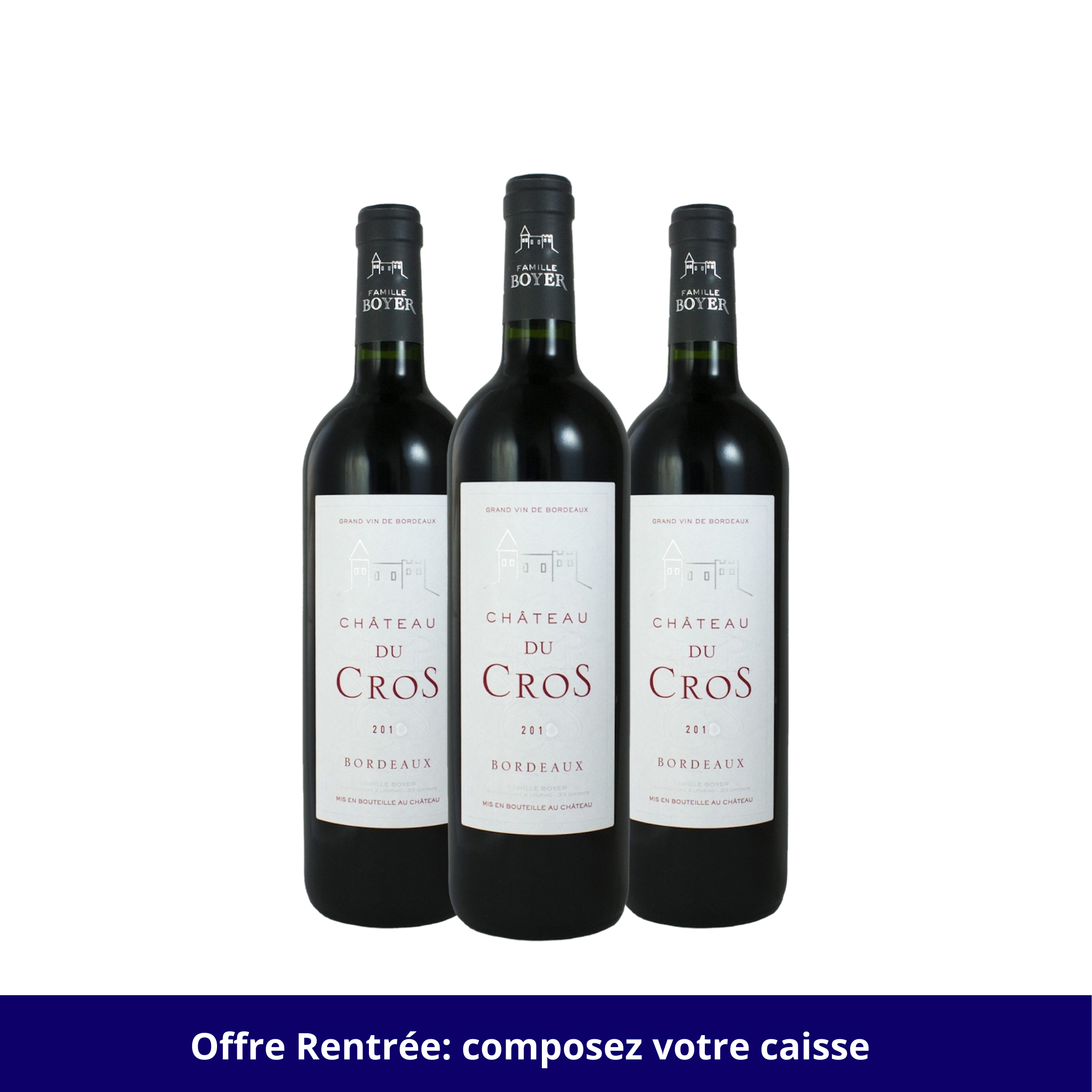 Château du Cros Rouge 2017 - 3 btls - Château du Cros